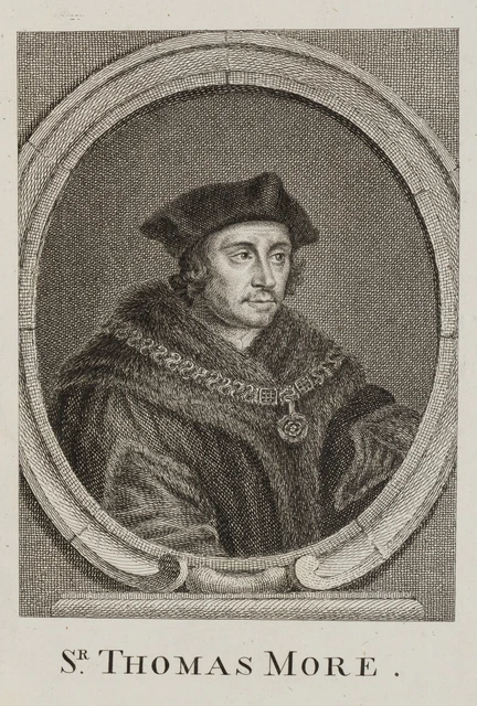 PORTRÄT VON SIR Thomas More, Kupferstich Barock Porträt Unbekannt (18.Jhd) EUR 60,00 - PicClick DE