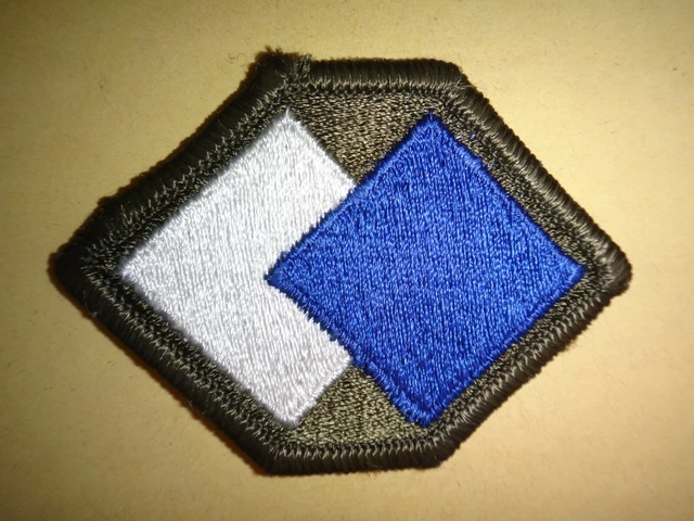 ÉTATS-UNIS ARMÉE SEMI-SUBDUED Patch 96th Infanterie Division De EUR 5 ...