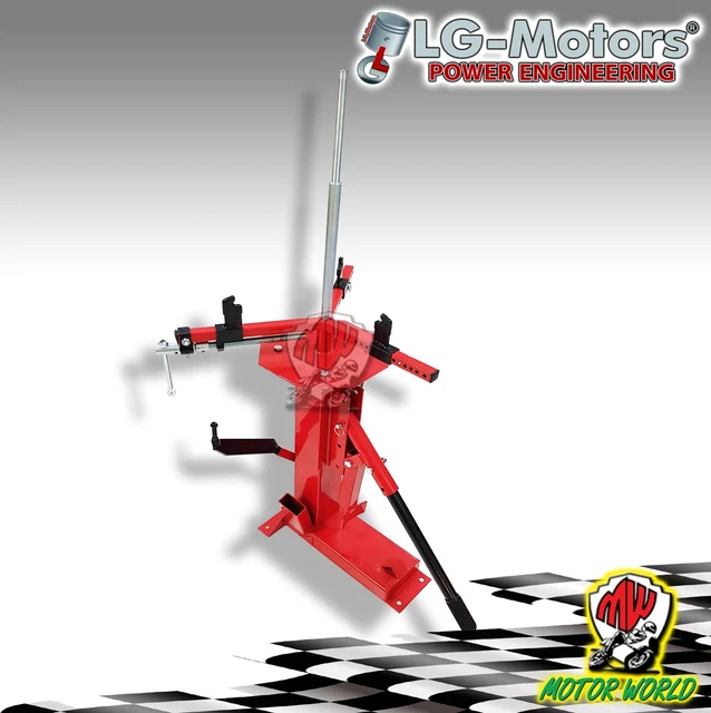 LG-MOTORS DISASSEMBLE TYRES Manual Motorcycle Tire Changer Universal ...