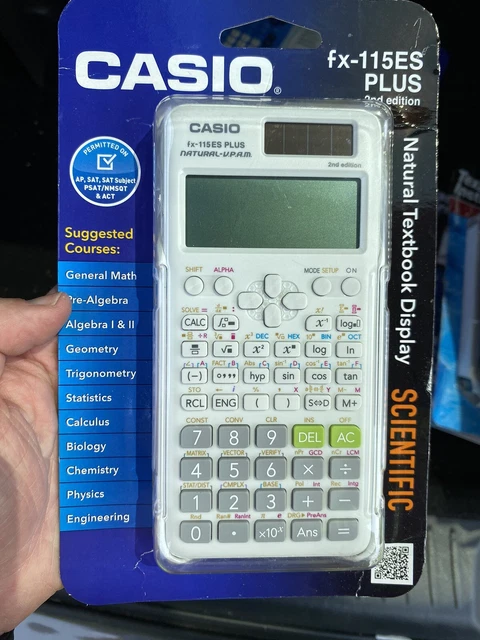 CASIO FX-115ES PLUS Scientific Calculator (Natural Textbook Display ...