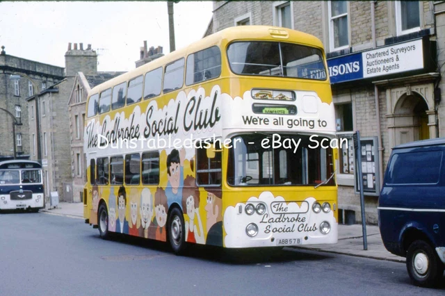 35MM BUS COLOUR SLIDE: LADBROKES ex-TWPTE LEYLAND ATLANTEAN ABB57B ...