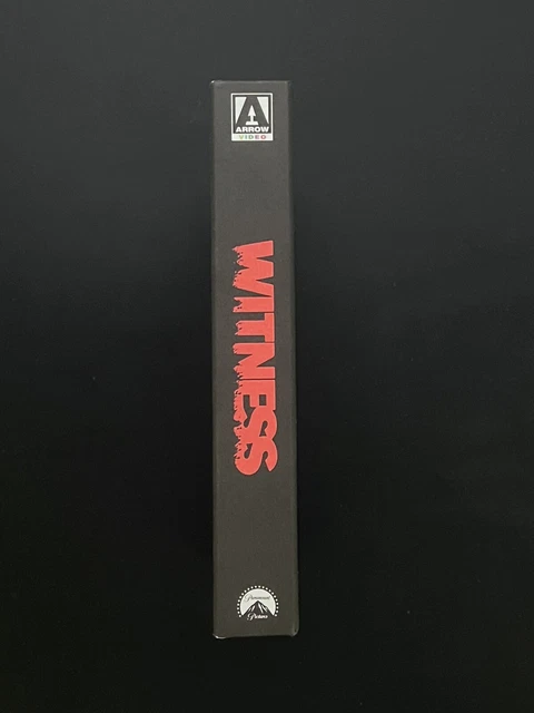 WITNESS 4K UHD Blu-ray OOP Limited Edition Arrow Video - Slip Book ...