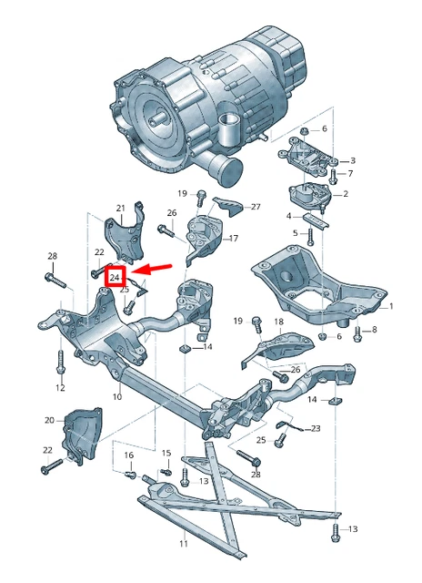 PORSCHE MACAN 95B Right Guard Plate Bracket 8T0399380A 8T0.399.380.A ...
