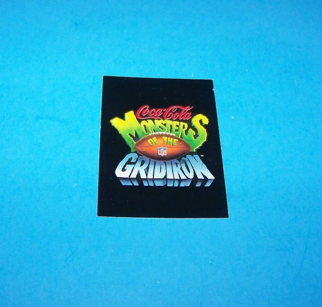 CHECKLIST CARD #1 1994 Coca Cola Monsters Of The Gridiron Vintage 1994 ...