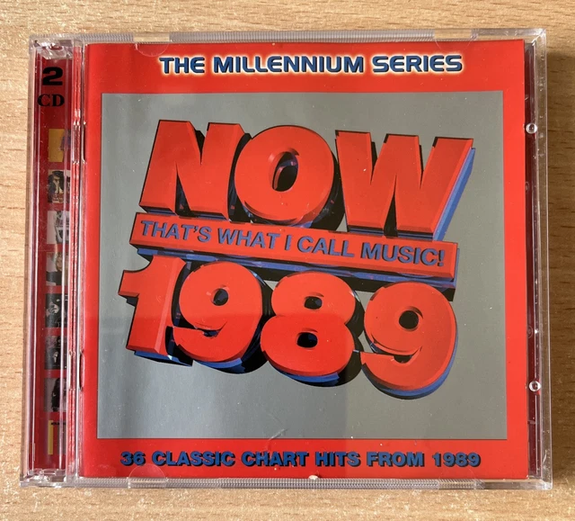 NOW THAT'S WHAT I CALL MUSIC 1989 Millennium Series - Excellent 2CD 36 ...