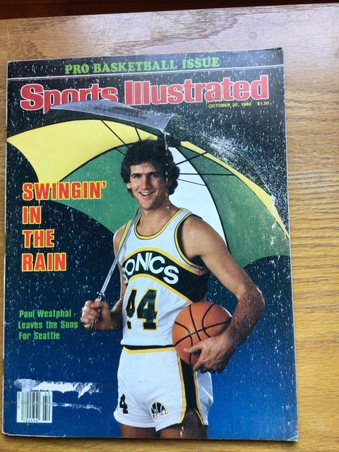1980 SPORTS ILLUSTRATED: Paul Westphal Seattle Sonics Pro Basketball Issue £0.80 - PicClick UK