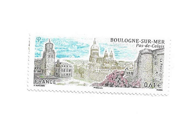 TIMBRE FRANCE NEUF variété N° 4862a boulogne /mer BRUN ABSENT COTE 300e ...