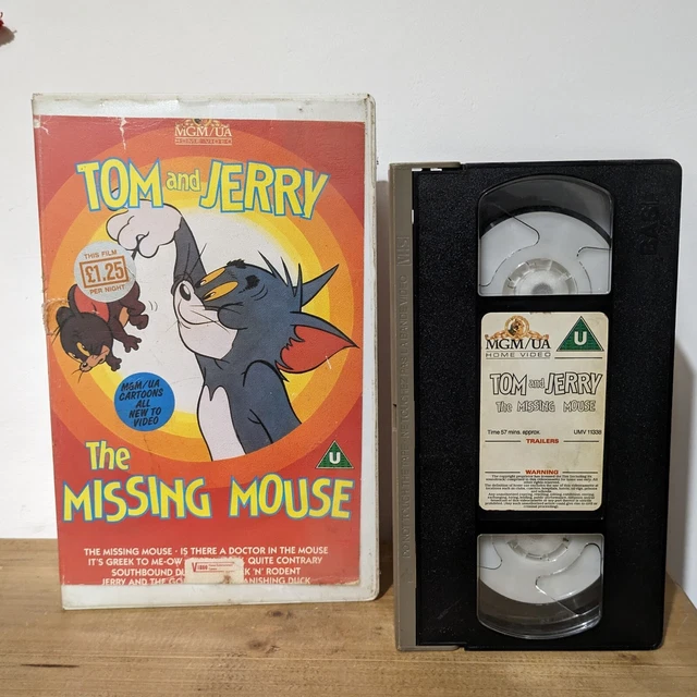 VINTAGE TOM & Jerry The Missing Mouse VHS Video UK £6.95 - PicClick UK