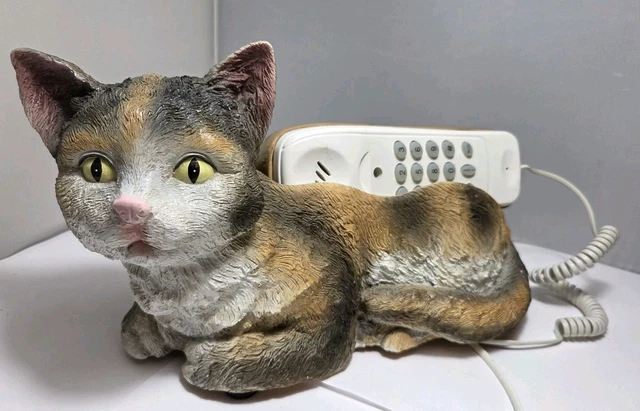VTG CAT CALICO Telephone WMB 2009 Torbie Kitty Corded Landline KCL NOT ...