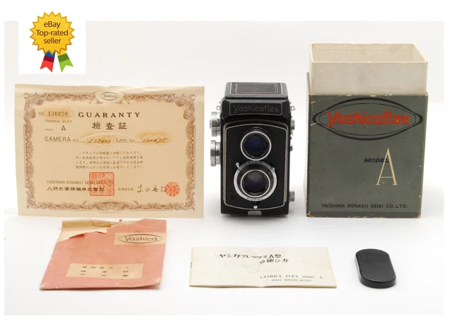 YASHICA YASHICAFLEX MODEL A 6x6 TLR Film Camera 80mm F3.5 From JAPAN ...