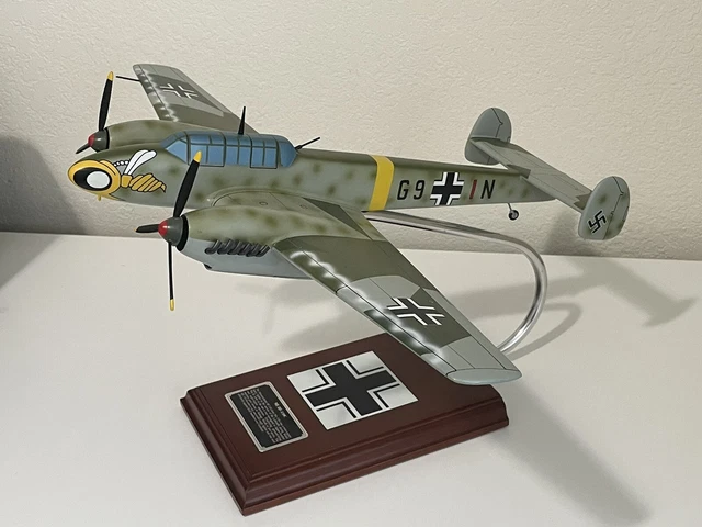 MESSERSCHMITT ME-110 LUFTWAFFE Fighter Plane Executive Desktop Models 1 ...