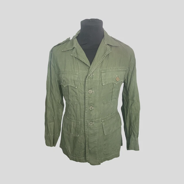 ORIGINAL BRITISH ARMY 1950 Pattern Bush Jacket 1954 Dated Size 4 £65.00 ...