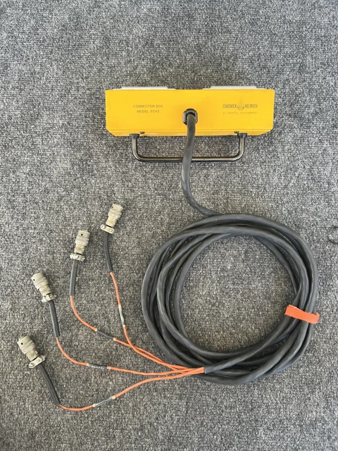 CHADWICK-HELMUTH C-130/P-3 AIRCRAFT Prop Balancing Connector Box (Part ...