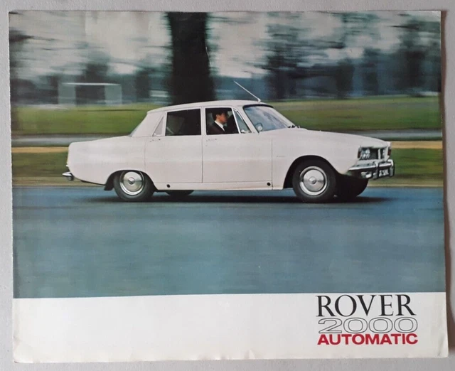ROVER 2000 AUTOMATIC P6 Brochure c.1967 LF £14.99 - PicClick UK