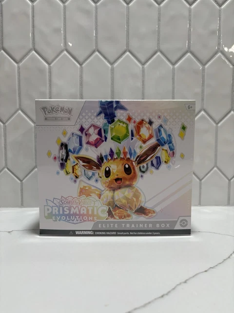 POKÉMON TCG PRISMATIC Evolutions Elite Trainer Box ETB Sealed - Small ...