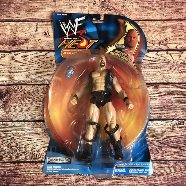 WWE/WWF SUNDAY NIGHT Heat Stone Cold Action Figure Jakks 2001 (sealed ...