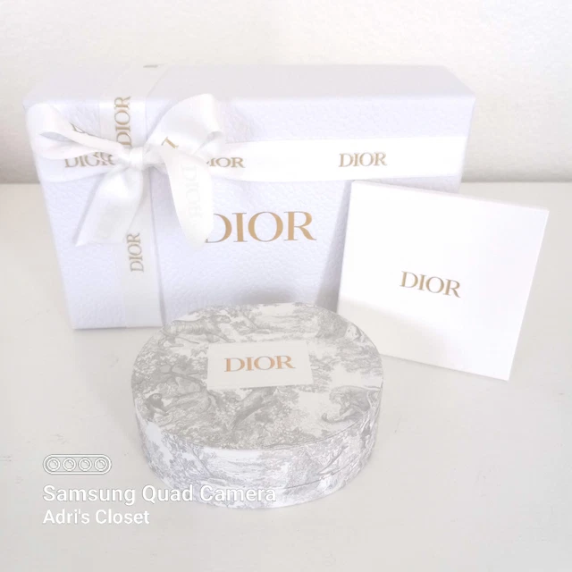 DIOR ROUGE PREMIER Pocket Mirror Ceramic & 18K Gold-Dipped Rim With Box ...