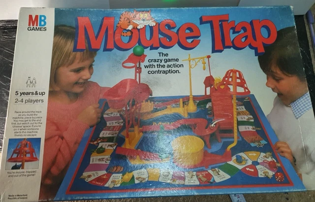 RARE VINTAGE MOUSE Trap Board Game 1986 MB Games £9.99 - PicClick UK