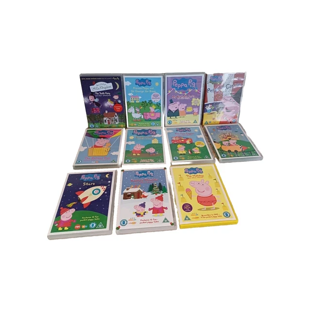 PEPPA PIG DVD Bundle ×10 + 1 Ben & Holly DVD Childrens Animated Family ...