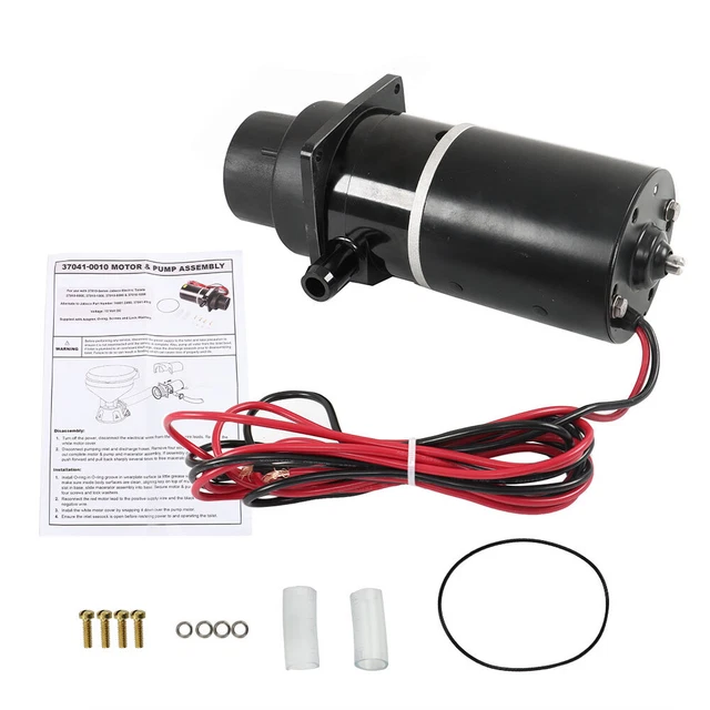 37041-0010 MOTOR PUMP 12V for Jabsco 74001-2460 Marine Electric Toilet ...