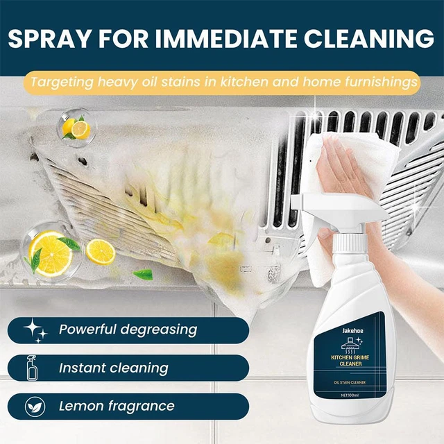 GREASE CLEANER MULTI Cleaning Bubble Spray Foam Kitchen Grease Dirt ...