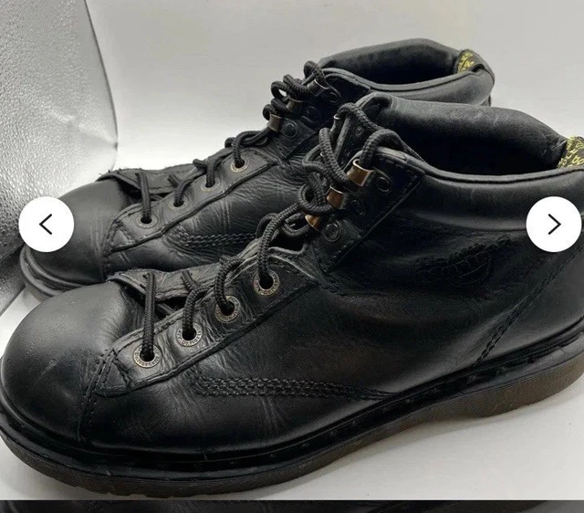 RARE VINTAGE MODEL Doc Martens 8287 England Made Black Boots Men's Size ...