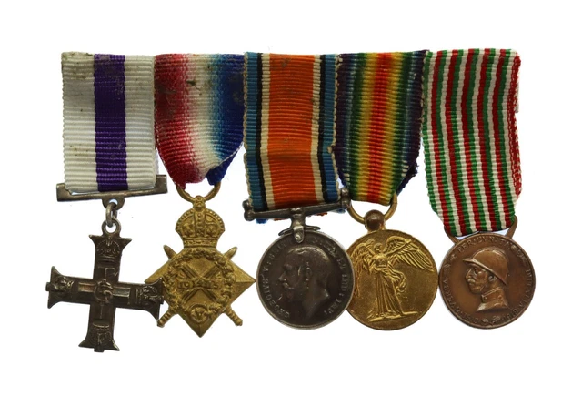 CONTEMPORARY MINIATURE WW1 Military Cross Medal Group of Five #42 £47.56 - PicClick UK