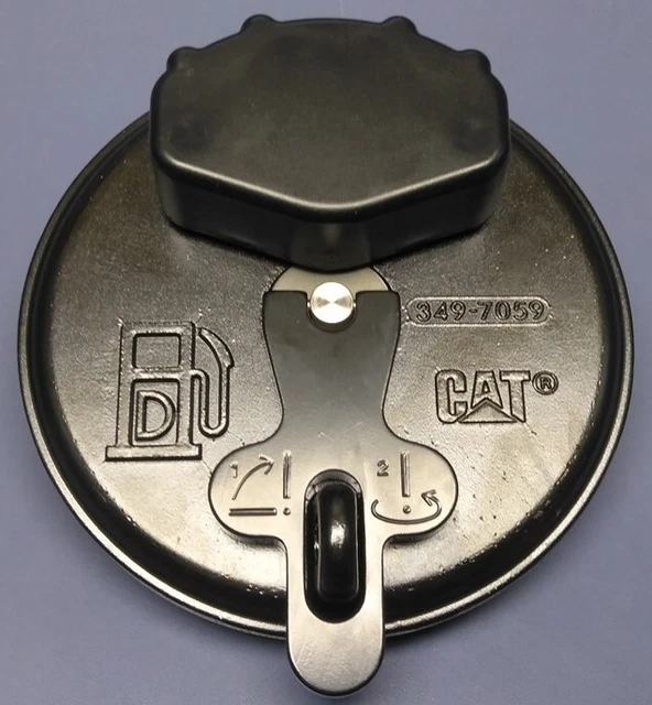 GENUINE OEM CATERPILLAR CAT 349-7059 3497059 Fuel Tank Cap Black NEW ...