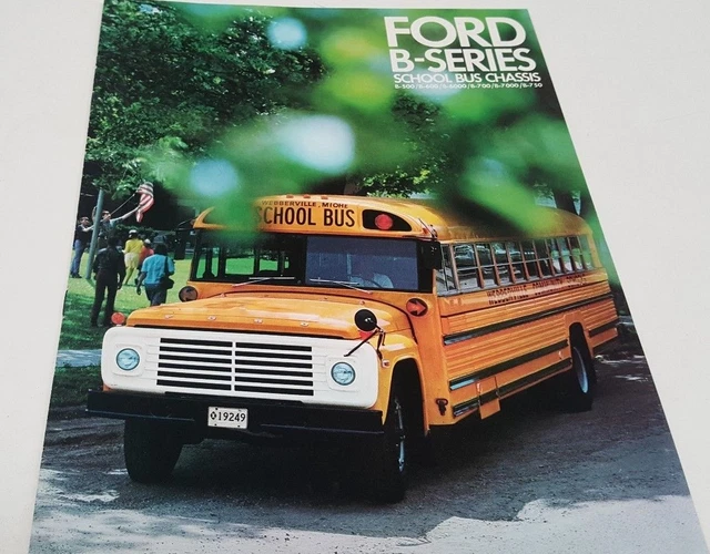 1967 & 1969 FORD B SERIES SCHOOL BUS USA Sales Brochures x 2 $19.95 ...