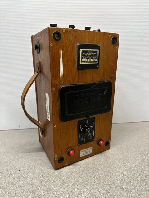MEGGER SERIES I Constant pressure Insulation Tester Vintage $374.99 ...