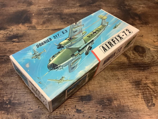 AIRFIX VINTAGE DORNIER 217 -E.2 Series 3 Box Complete 1/72 Red Stripe £ ...