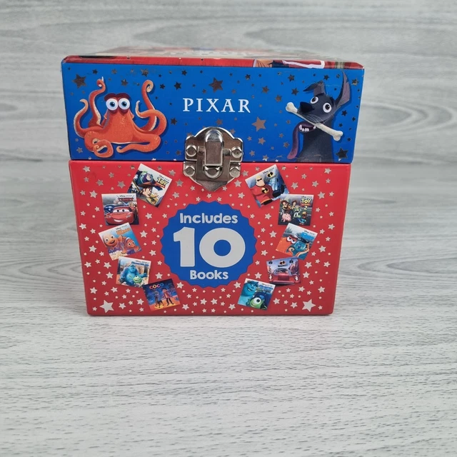 PIXAR BOOKS MY Little Library Includes 10 Books In Secure Case Gift ...