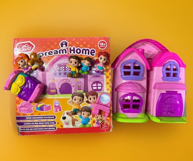 CHAD VALLEY DREAM Home House kids playset Furniture Figures Vintage ...