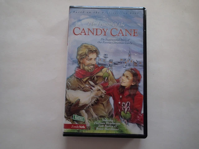 THE LEGEND OF THE CANDY CANE VHS Tape, Animated Christmas Holiday ...