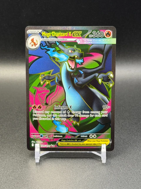 POKÉMON MEGA CHARIZARD X ex 109/094 Me02: Phantasmal Flames £30.54 ...