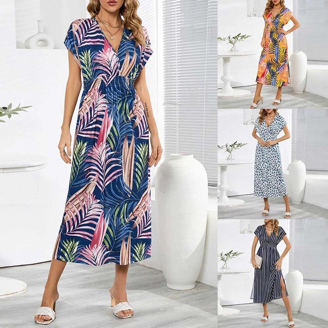 ROBE DE PLAGE femme la mode boh me avec imprim floral et style sans dos ...