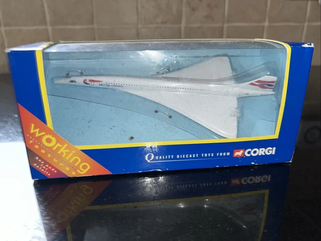 CORGI DIECAST CONCORDE Model New Livery Moving Nose Cone 59902 £12.00 ...