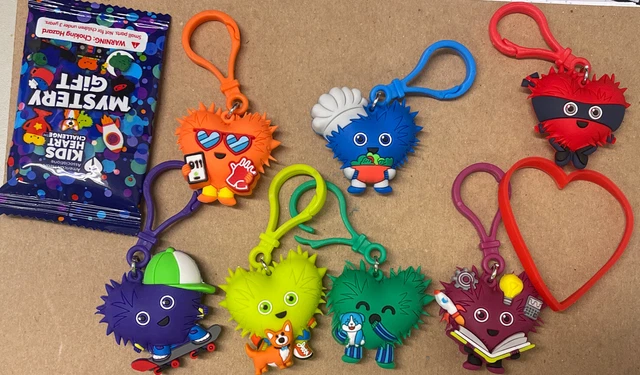 AHA KIDS HEART Challenge 2023-24 Character Keychain.Jump For Heart.Best ...