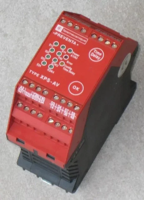 SCHNEIDER TELEMECANIQUE SICHERHEITSRELAIS PREVENTA Typ XPS-AV11113 wie ...