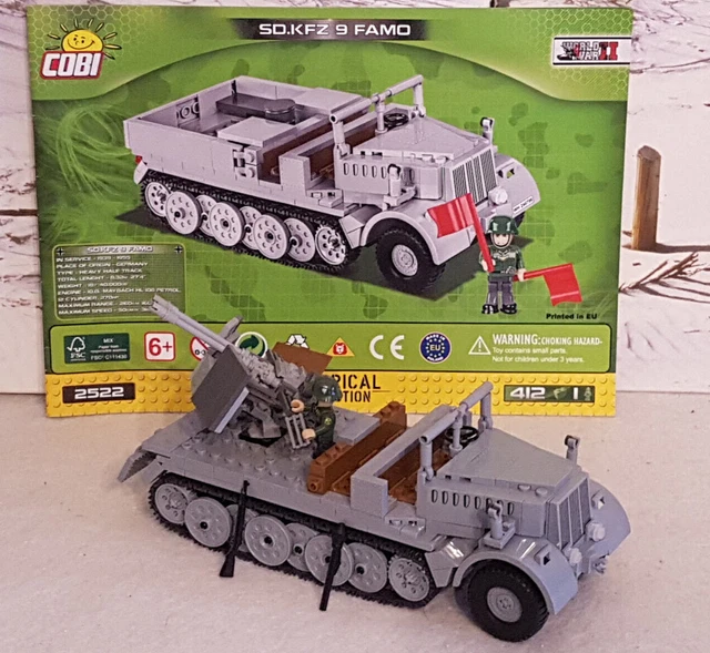 COBI SDKFZ 9 Famo 2522 mit 2cm Flakzwilling MoC EUR 39,00 - PicClick DE