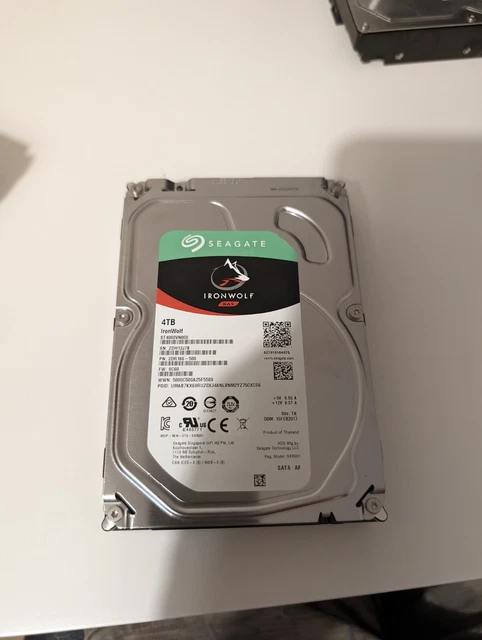 SEAGATE IRONWOLF NAS 4 TB, Internal, 5900 RPM, 3.5" (ST4000VN008) Hard ...