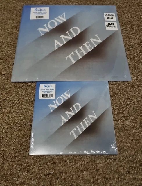THE BEATLES NOW And Then Limited Edition 12’’ Red Vinyl & 7" Blue Vinyl ...