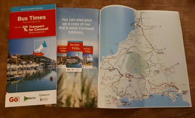 TRANSPORT FOR CORNWALL Bus Times - East Cornwall Timetable Guide: 31 ...