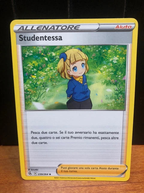 CARTA POKEMON STUDENTESSA 239/264 Colpo Fusione 2021 Italiano Nuovo EUR ...
