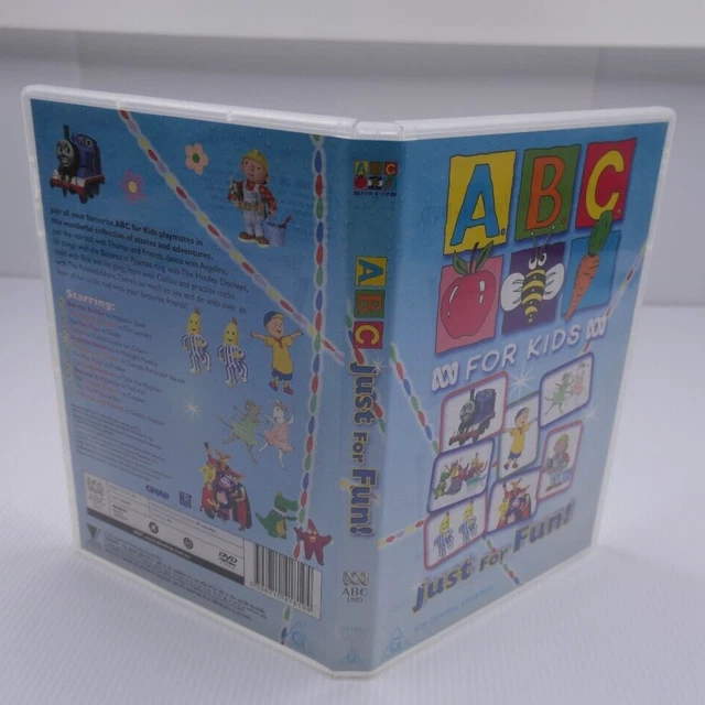 ABC FOR KIDS Just For Fun DVD 2004 Hooley Dooleys Cailou Rubbadubbers ...