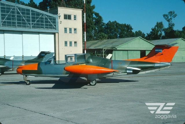 AIRCRAFT SLIDE 42 Morane Saulnier MS.760 Paris Jet Argentina Air Force ...
