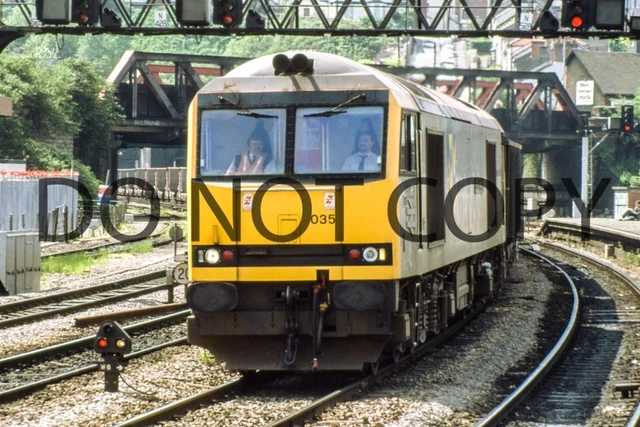 UK DIESEL TRAIN Railway Photograph Of Class 60 60035 Loco. Rm60-176 £1. ...