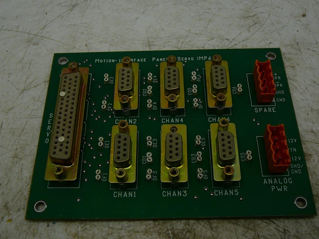 PANNEAU D'INTERFACE DE Mouvement MP6-S 10330-12470 REV A / PCA MP6-S ...