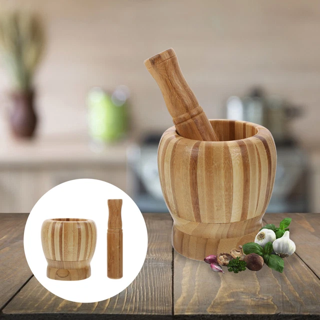 OUTIL DE BROYAGE D'ail Pilon Pour La Médecine Éplucher L'ail Domestique ...