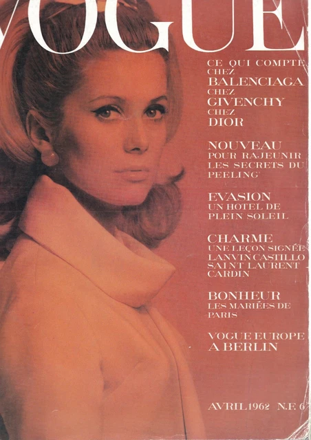 VOGUE PARIS 1962 Catherine Deneuve Helmut Newton Balenciaga Givenchy ... VOGUE PARIS 1962 Catherine Deneuve Helmut Newton Balenciaga Givenchy ...